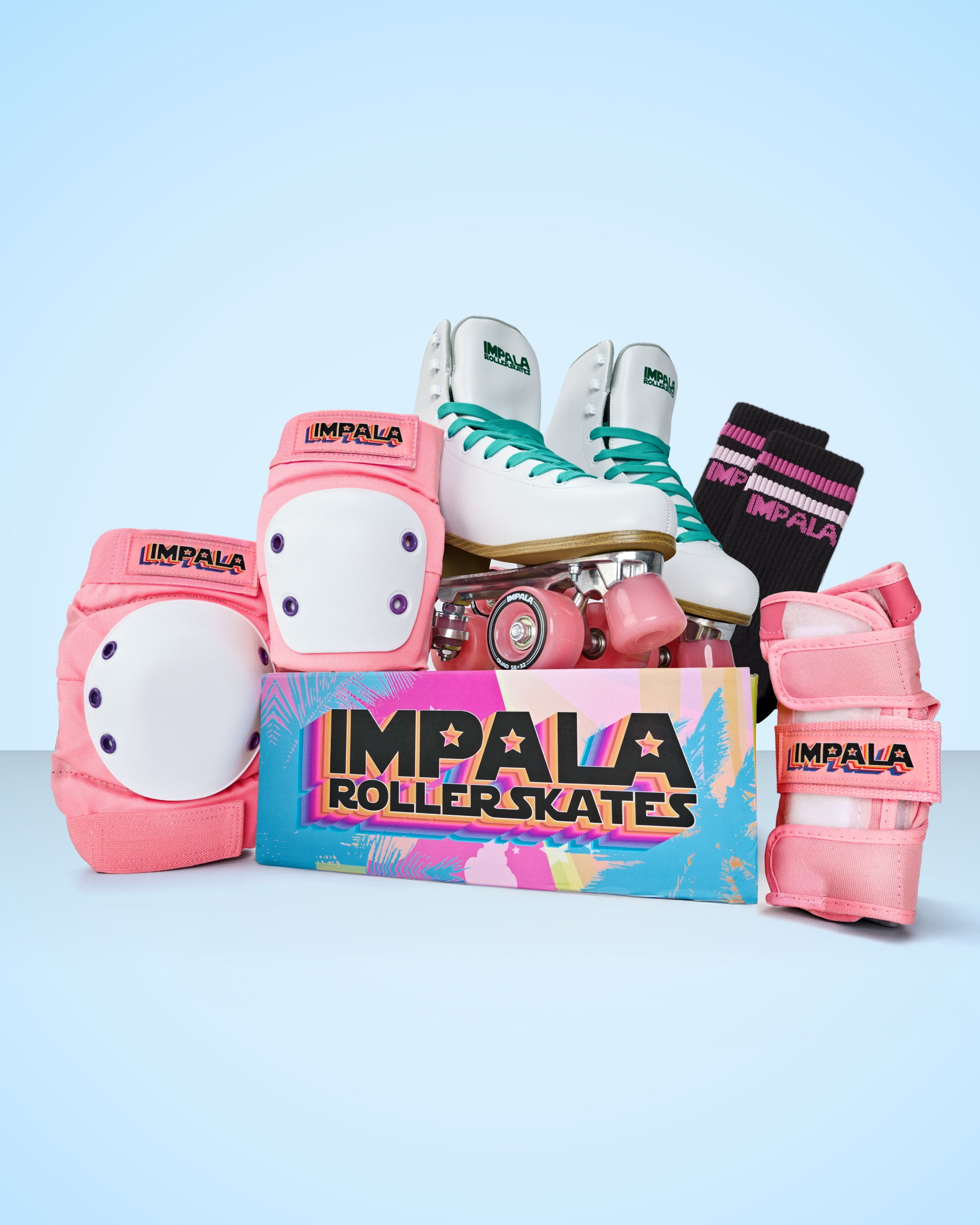 Complete Bundle: White Rollerskate | Impala Skate AU